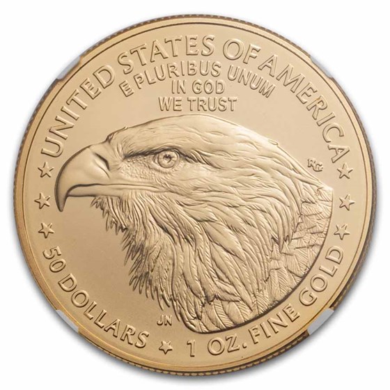 2025-W 1 oz Burnished Gold Eagle MS-69 NGC