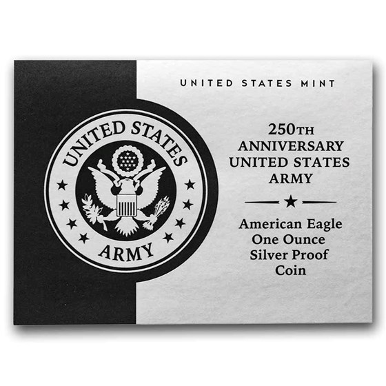 2025-W 1 oz Proof American Silver Eagle (Army Privy)