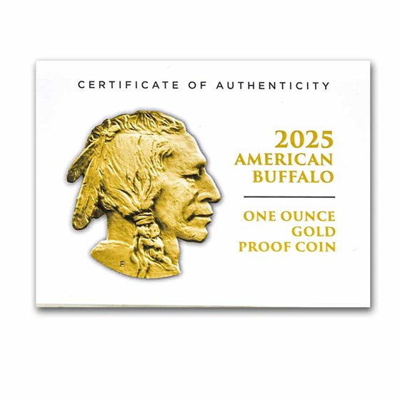 2025-W 1 oz Proof Gold Buffalo (w/Box & COA)