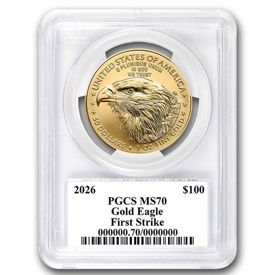 2026 1 oz American Gold Eagle MS-70 PCGS (FS, 250th Anniv Label)