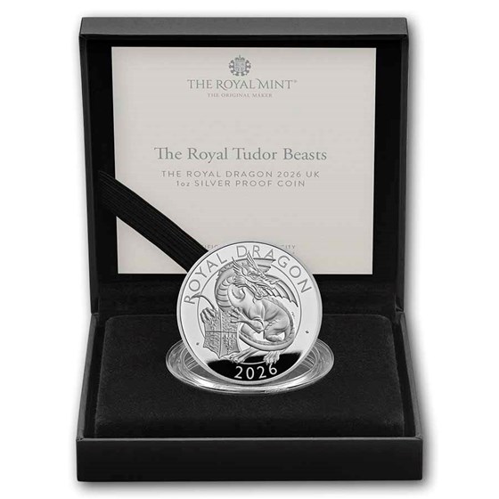 Buy 2026 1 oz Silver 2026 Tudor Beasts Royal Dragon Proof | APMEX