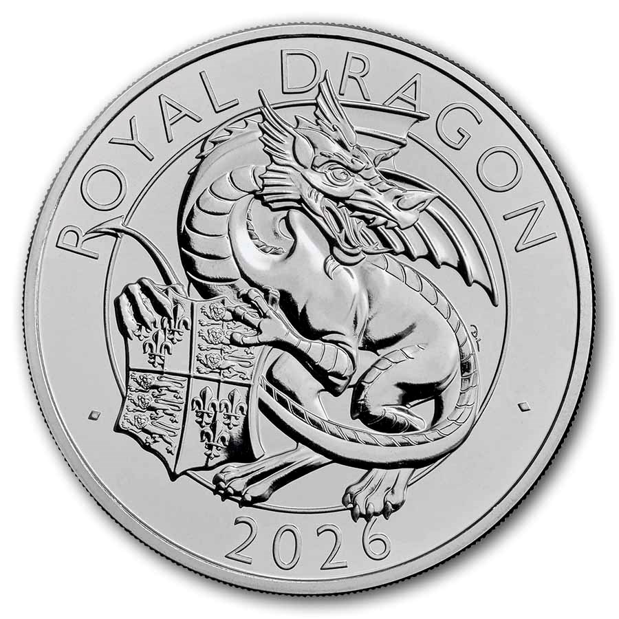 Buy 2026 British Tudor Beasts The Royal Dragon BU (Card) | APMEX