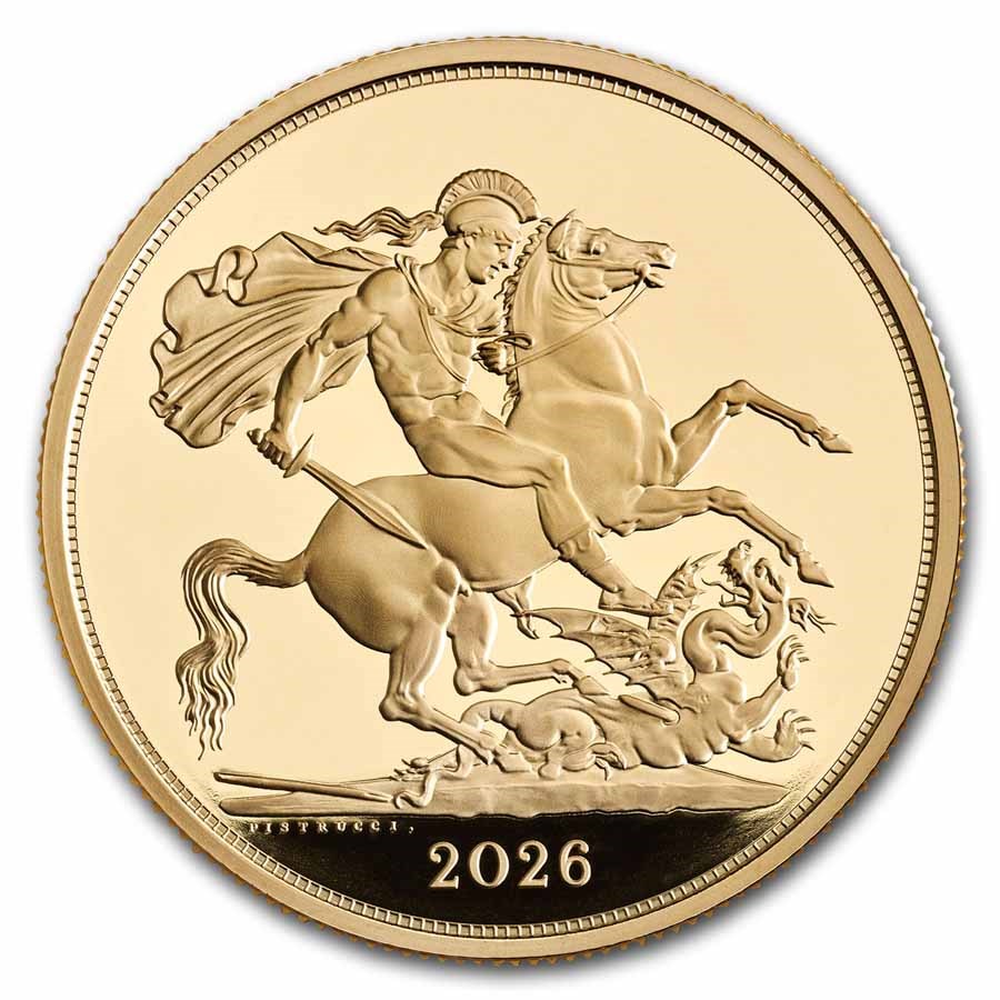 Buy 2026 British Gold Sovereign Proof (Yellow Gold) | APMEX