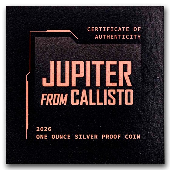 Buy 2026 Niue 1 oz Silver Jupiter from Callisto Proof | APMEX