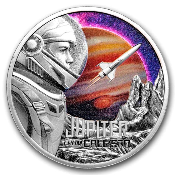 Buy 2026 Niue 1 oz Silver Jupiter from Callisto Proof | APMEX