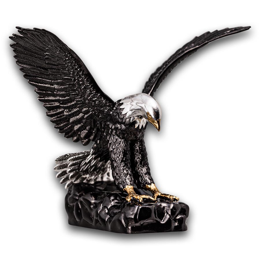 2026 Samoa 3 Oz Silver 3d Eagle Shaped Coin Box And Coa
