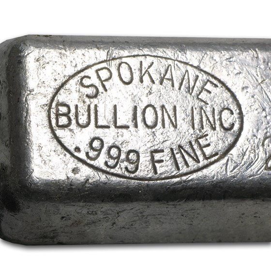 Buy 24.85 oz Silver Bar - Spokane Bullion Inc | APMEX