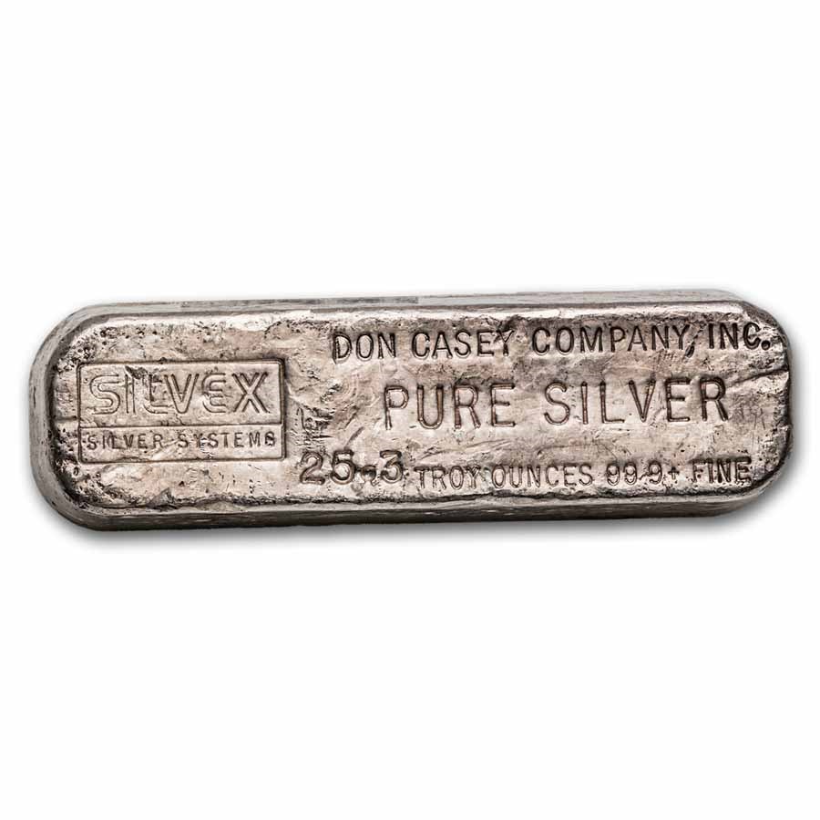 Buy 25.30 oz Silver Don Casey Company Bar | APMEX