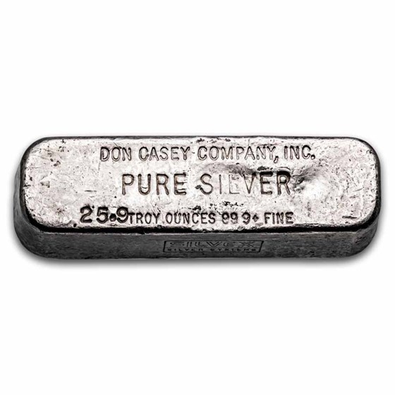 Buy 25.90 oz Silver Don Casey Company Bar | APMEX