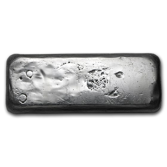 Buy 25 oz Hand Poured Silver Bar - BB | APMEX