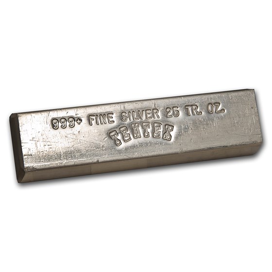 Buy 25 oz Silver Bar - Tentex | APMEX