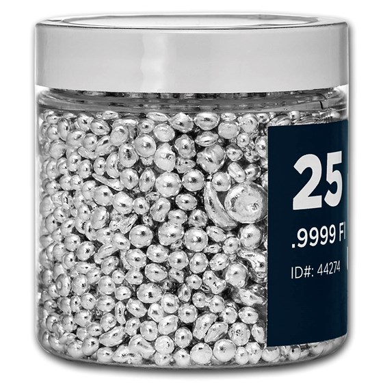 Buy 25 oz Silver Grain/Shot .9999+ Fine | APMEX