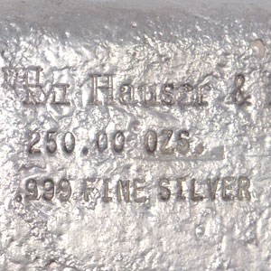 Buy 250 oz Silver Bar - Hauser & Miller Co. (Loaf-Style) | APMEX