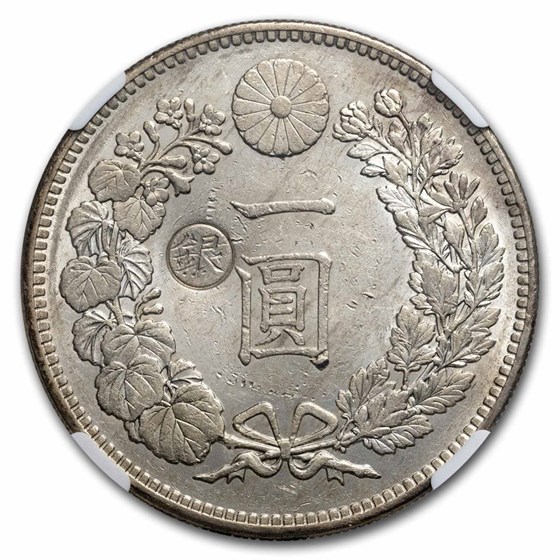 Buy 27/1894 Japan Silver Yen Meiji AU-58 Gin 1897 | APMEX