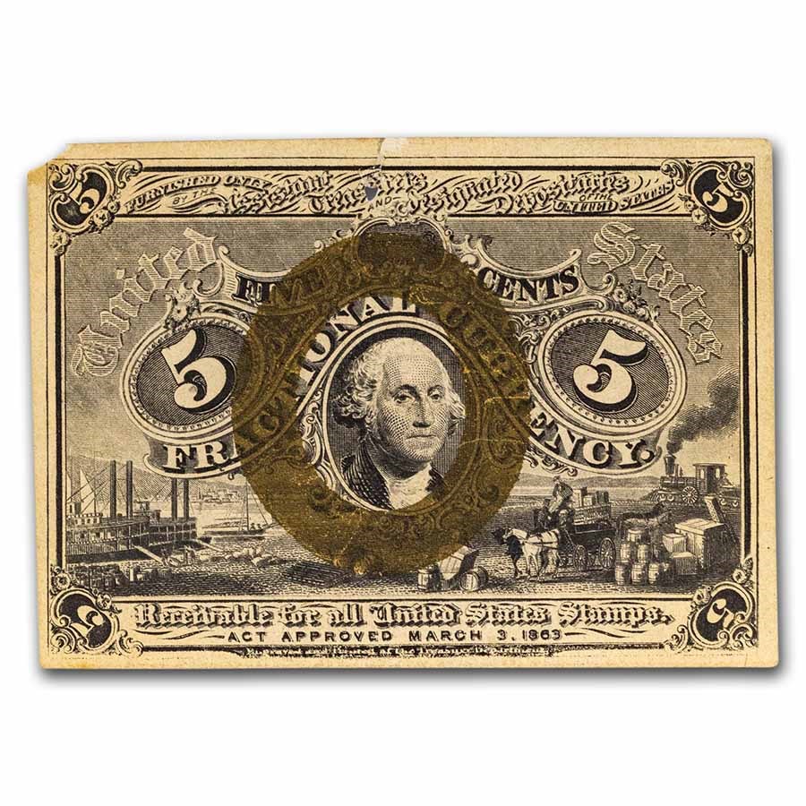 Buy 2nd Issue Fractional Currency 5 Cents VF (FR#1232) | APMEX