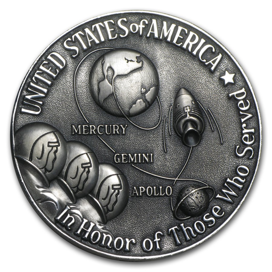 Buy 3.25 oz Silver Round - Apollo 11 Medal | APMEX