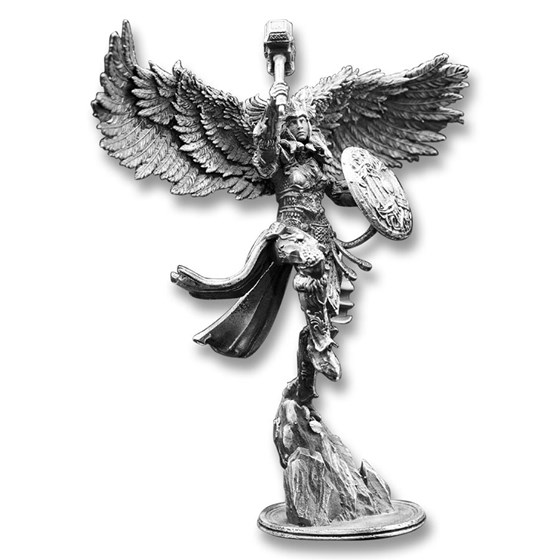 Buy 3.3 oz Silver Hand Poured Valkyrie Statue | APMEX