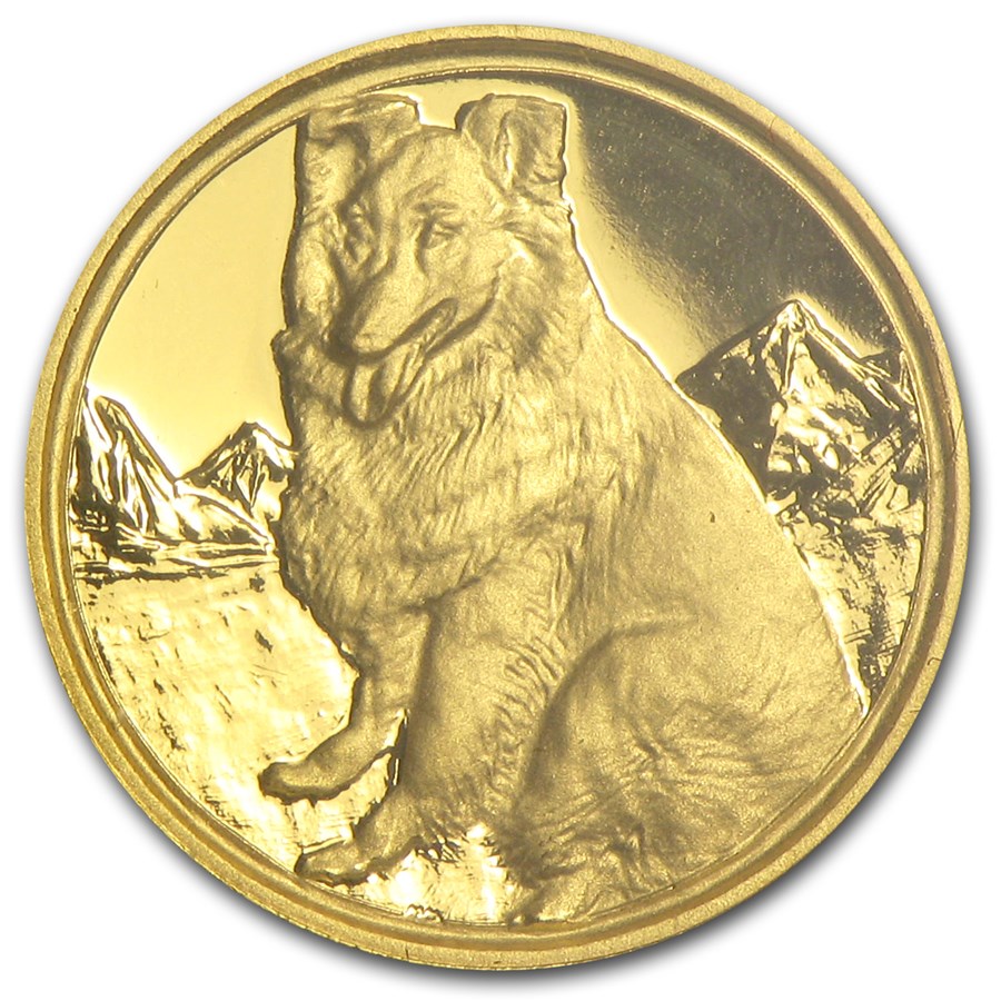 Buy 3 gram Gold Round - Perth Mint (Dog) | APMEX