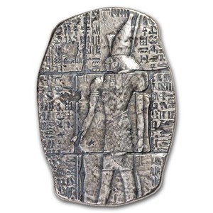 3 oz Hand Poured Silver Relic Bar - Horus (No bag)