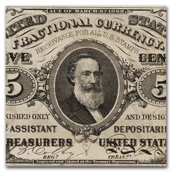 Buy 3rd Issue Fractional Currency 5 Cents CU (Fr#1238) | APMEX