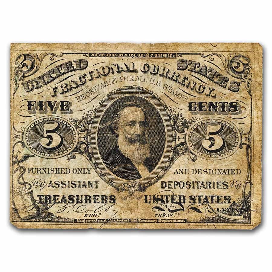 Buy 3rd Issue Fractional Currency 5 Cents Fine (Fr#1239) | APMEX