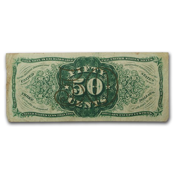Buy 3rd Issue Fractional Currency 50 Cents VF (FR#1339) | APMEX