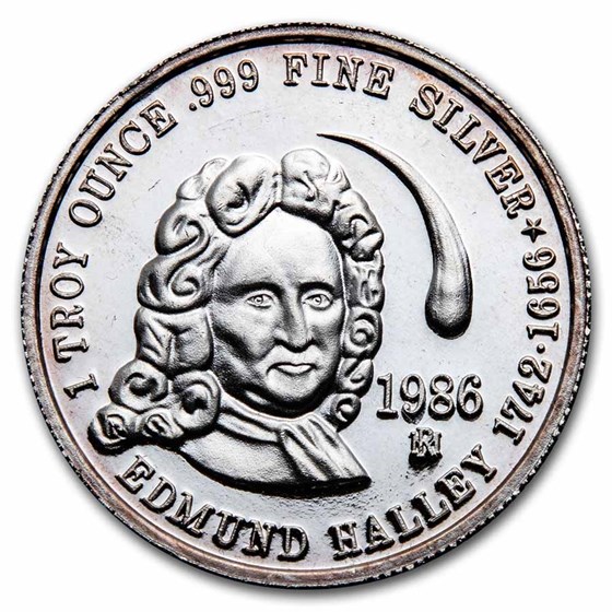 Buy (4) 1 oz Silver Round - 1986 Halley's Comet Set (w/Box & COA) | APMEX