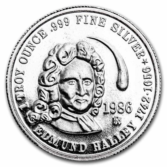 Buy (4) 1 oz Silver Round - 1986 Halley's Comet Set (w/Box & COA) | APMEX