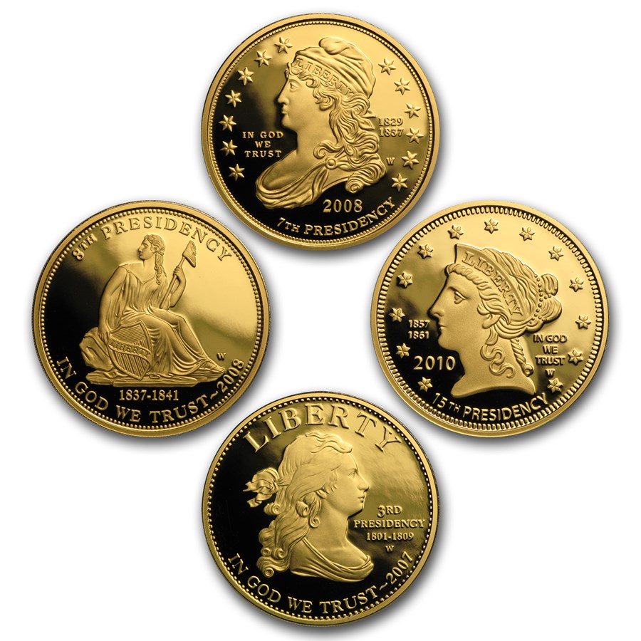 Buy 4-Coin Gold First Spouse Liberty Proof Set (No Box/Coa) | APMEX