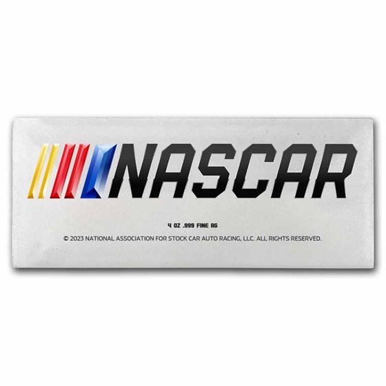 Buy NASCAR 4 oz Silver 75th Anniv Colorized Bar | APMEX