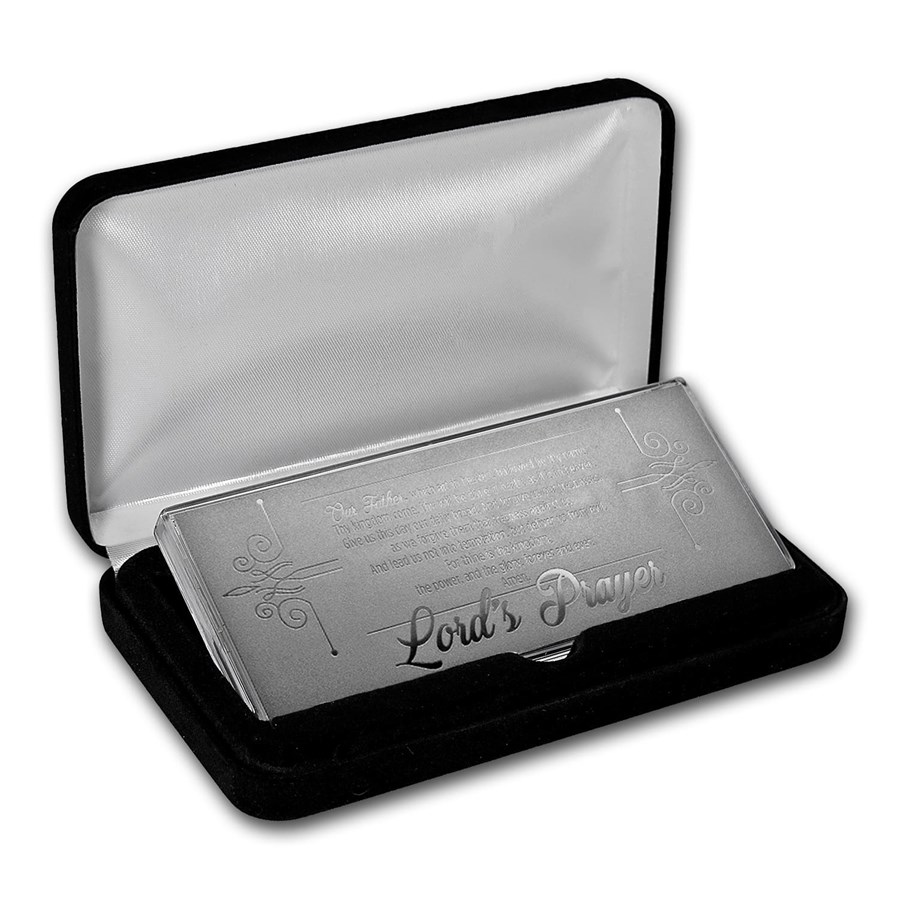 Buy 4 oz Silver Bar - The Lord's Prayer | APMEX