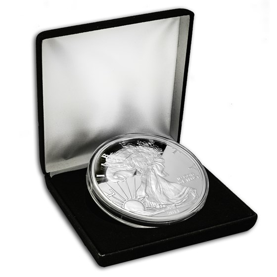 Buy 4 oz Silver Round - 2011 Silver Eagle (w/Box & COA) | APMEX