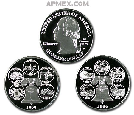 Buy 4 oz Silver Round - Silver State Quarter Coins (3 1/2 Inch Dia) | APMEX