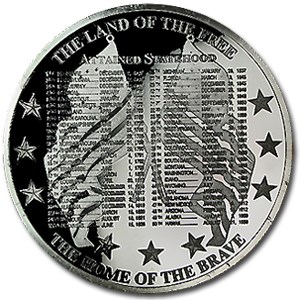 Buy 4 oz Silver Round - Tribute to America | APMEX