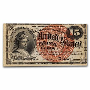 Buy 4th Issue Fractional Currency 15 Cents CU (Fr#1267) | APMEX