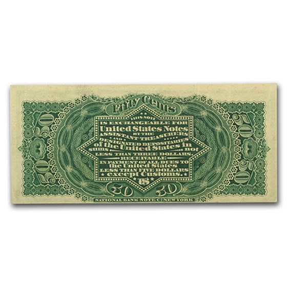 Buy 4th Issue Fractional Currency 50 Cents Lincoln XF (FR#1374) | APMEX