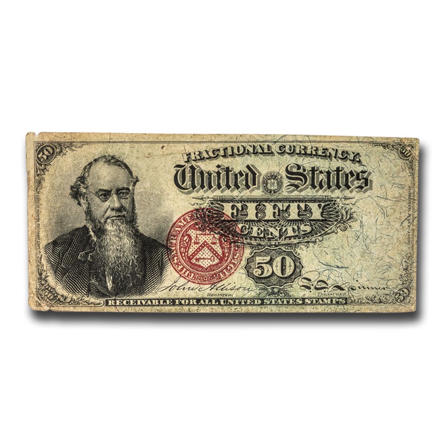 Buy 4th Issue Fractional Currency 50 Cents Stanton Fine (FR#1376) | APMEX