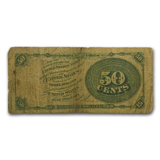 Buy 4th Issue Fractional Currency 50 Cents Stanton VG (FR#1376) | APMEX