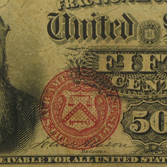 Buy 4th Issue Fractional Currency 50 Cents Stanton VG (FR#1376) | APMEX