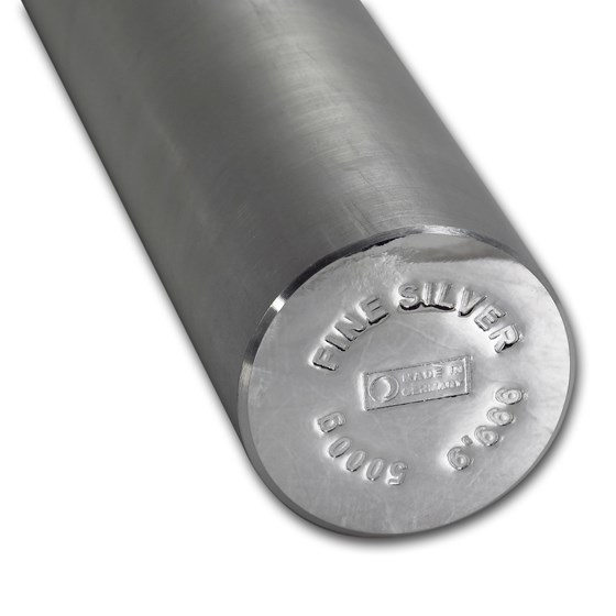 Buy 5,000 gram Silver Rod - Heimerle & Meule | APMEX