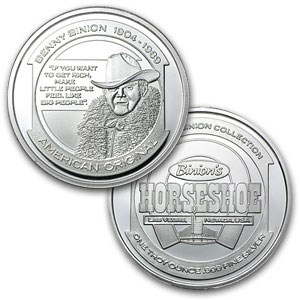 Buy 5 Coin Set - 1 oz Benny Binion Silver Medallions - .999 Fine | APMEX