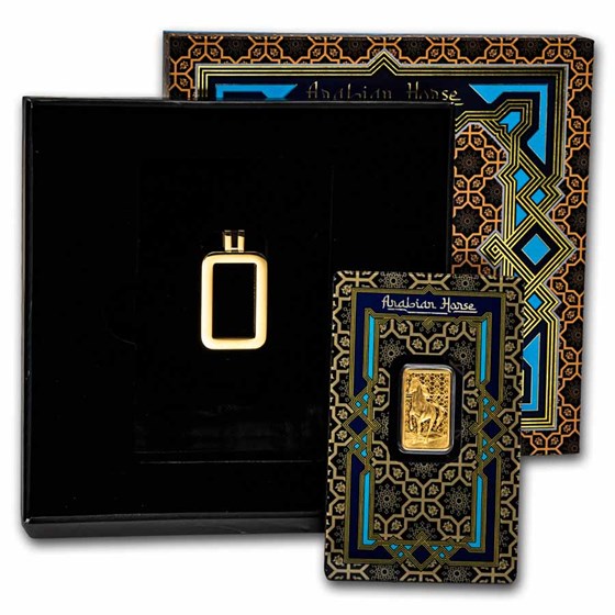 Buy 5 gram Gold PAMP Arabian Horse Bar | APMEX