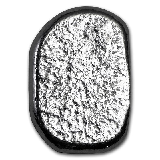 Buy 5 gram Hand Poured Silver Bar - Skull & Bones | APMEX