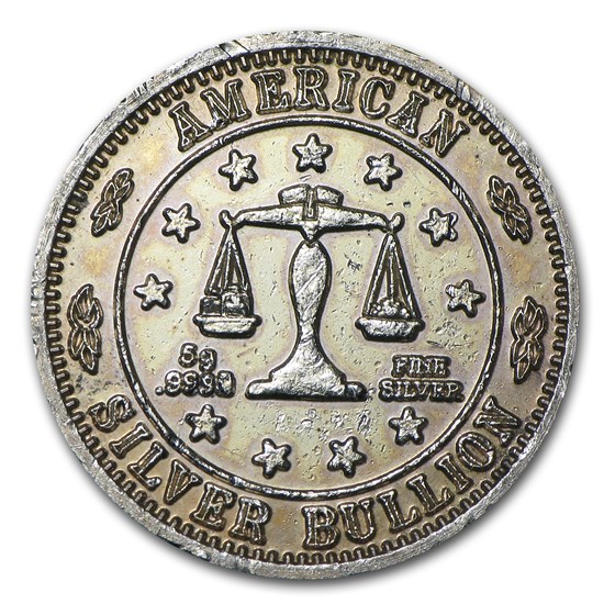 Buy 5 Gram Silver Round - American Silver Bullion | APMEX