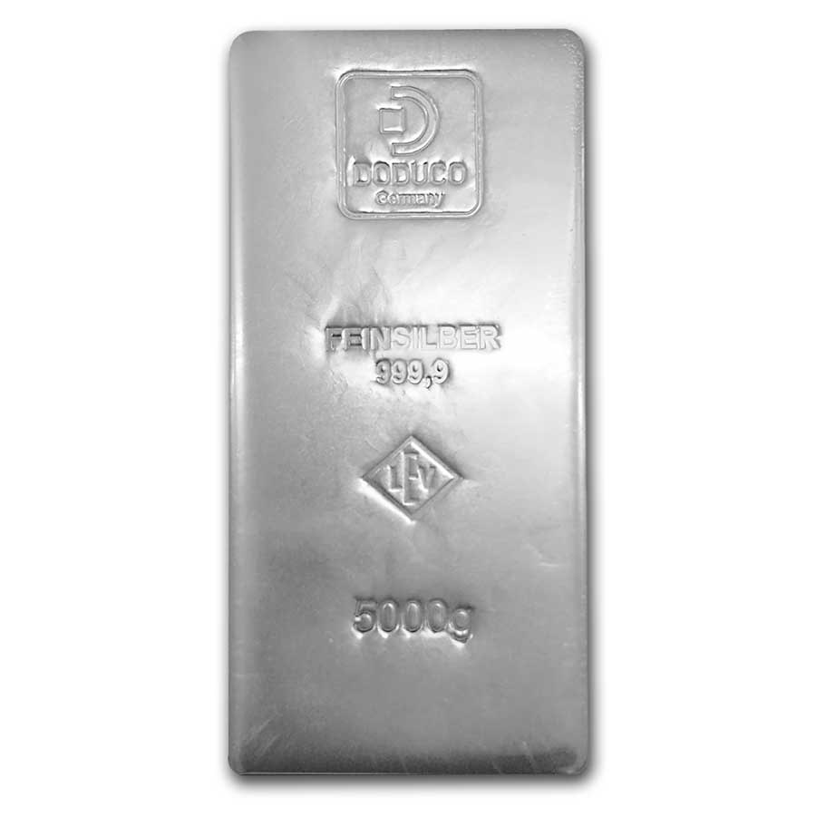 Buy 5 kilo Silver Bar - Doduco/LEV | APMEX