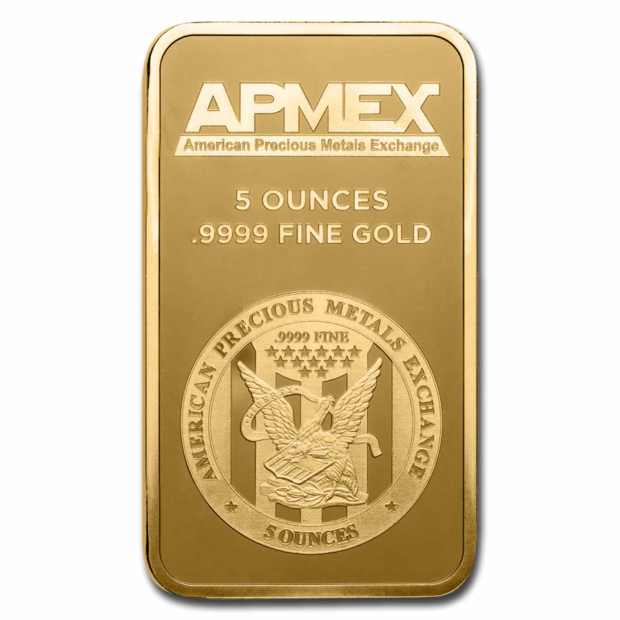 APMEX - 5 oz Gold Bar - APMEX (In TEP)