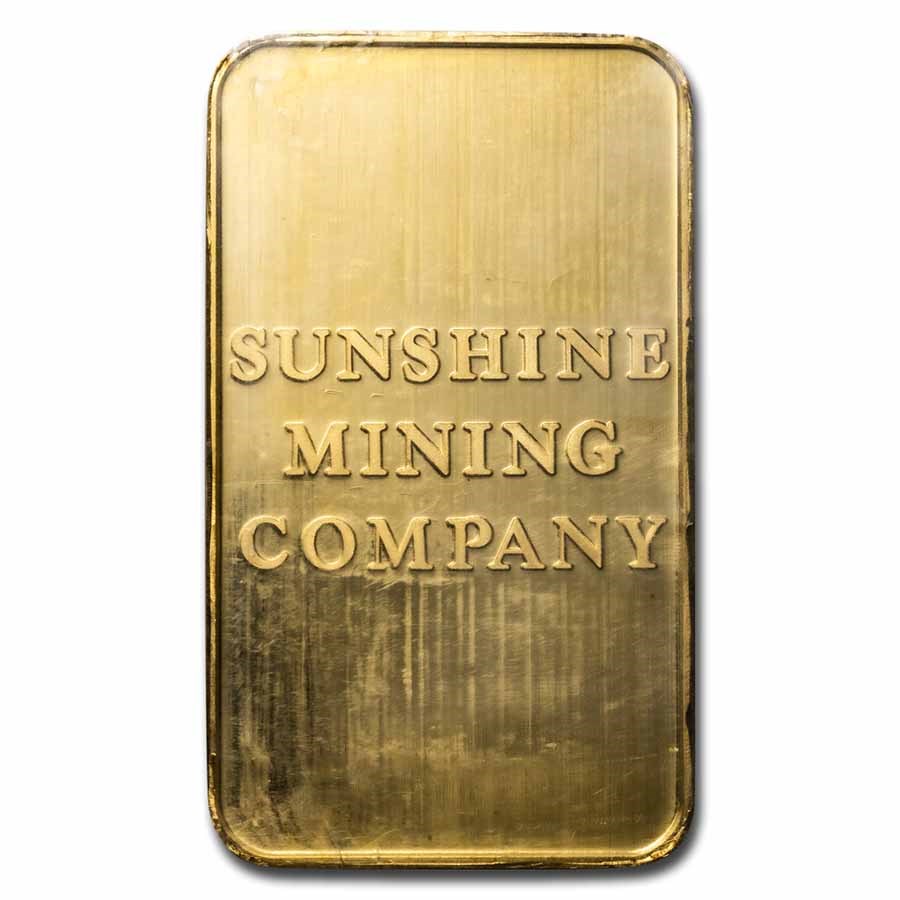 Buy 5 oz Gold Bar - Sunshine Minting/Mining (Golden Eagle) | APMEX