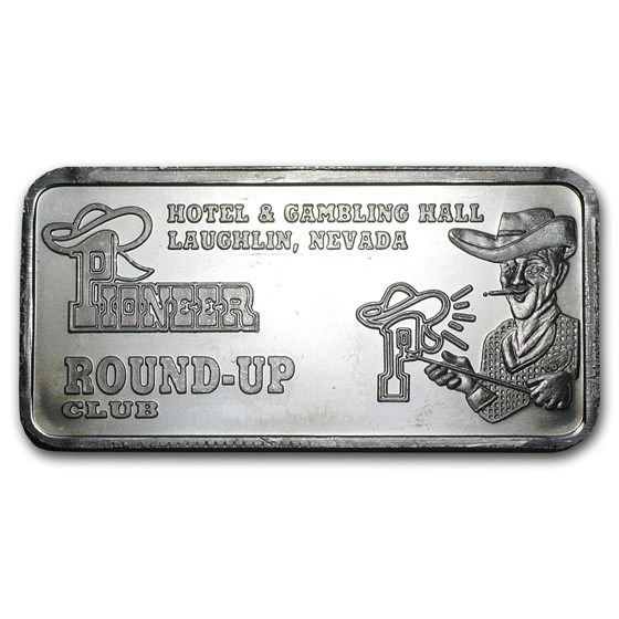 Buy 5 oz Silver Bar - Round-Up Club | APMEX