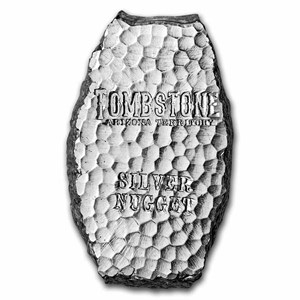 Buy 5 oz Silver Bar - Tombstone Silver Nugget (No Bag/COA) | APMEX