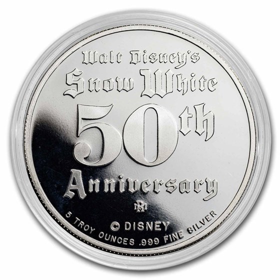 Buy 5 oz Silver - Disneys Snow White 50th Anniv Sneezy (Capsule Only ...